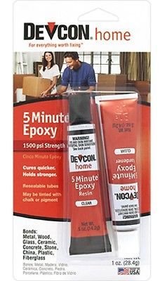 Devcon 5 Minute Epoxy 1/2oz Tubes - The Compleat Sculptor – The Compleat Sculptor, Inc