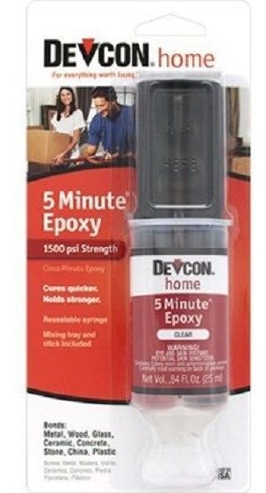 Devcon 5 Minute Epoxy Syringe - The Compleat Sculptor – The Compleat Sculptor, Inc