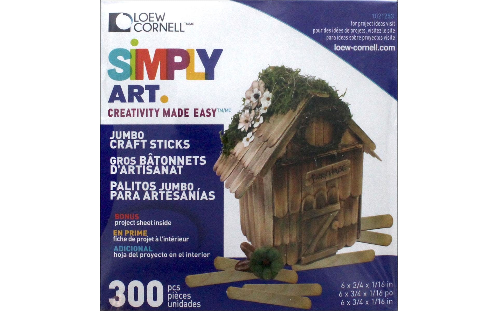 Jumbo Craft Sticks 500pc Box - The Compleat Sculptor – The Compleat Sculptor, Inc