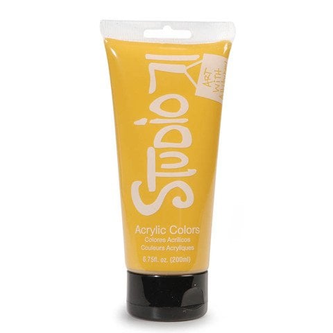 Studio 71 Acrylic Paint - Yellow Ochre - 200ml / 6.75 fl oz - The Compleat Sculptor – The ...