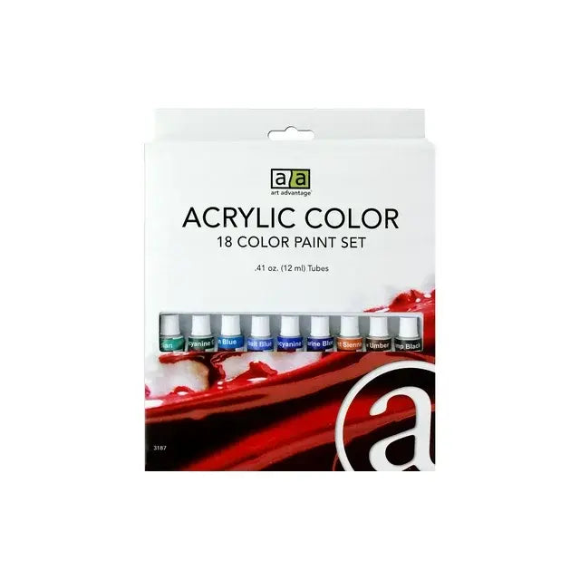 Acrylic Paint Set .41oz 18 Color – The Compleat Sculptor, Inc