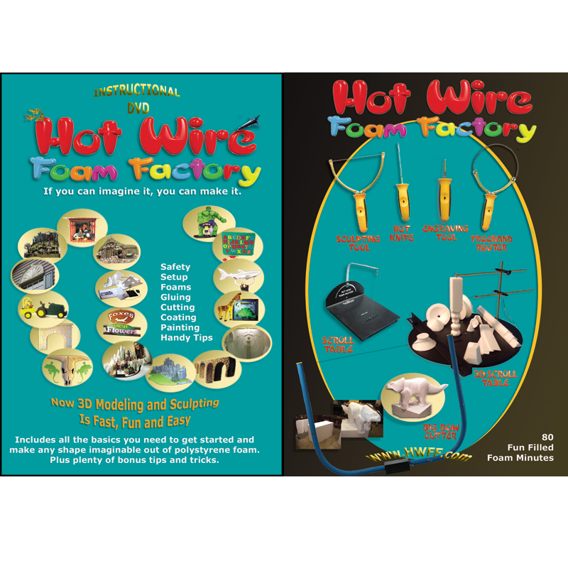 Hot Wire Foam Factory DVD - The Compleat Sculptor – The Compleat Sculptor, Inc