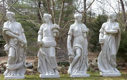 Four Seasons Fiberglass Sculptures (Set of Four) - The Compleat Sculptor – The Compleat Sculptor ...