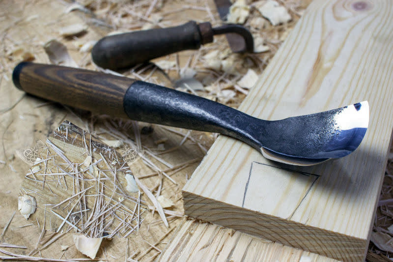 Roundwood Timber Framing Bent Gouge 2in – The Compleat Sculptor, Inc