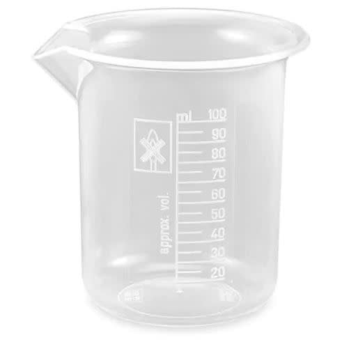 Plastic Beaker 100ml – The Compleat Sculptor, Inc