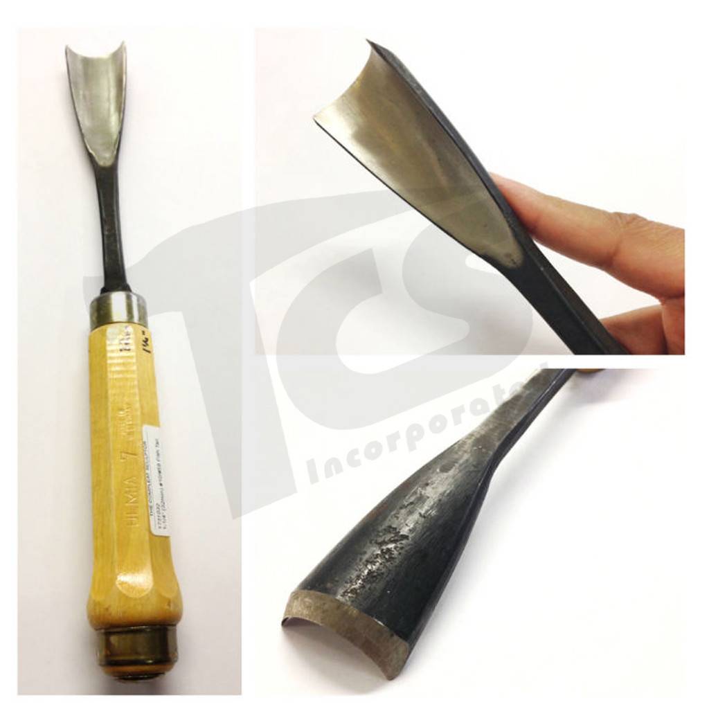 #10/#59 Fish Tail Wood Gouge 1-1/4" (32mm) - The Compleat Sculptor ...