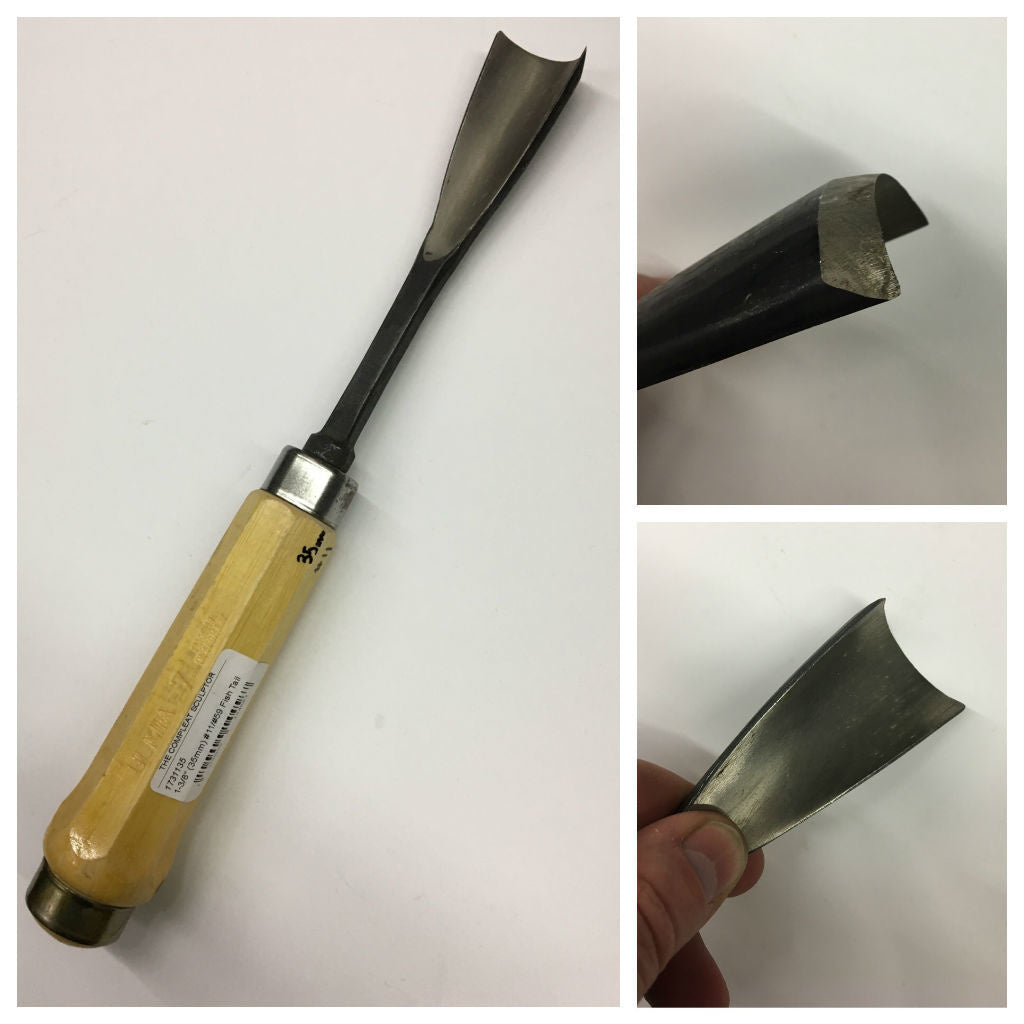 #11/#59 Fish Tail Wood Gouges – The Compleat Sculptor, Inc