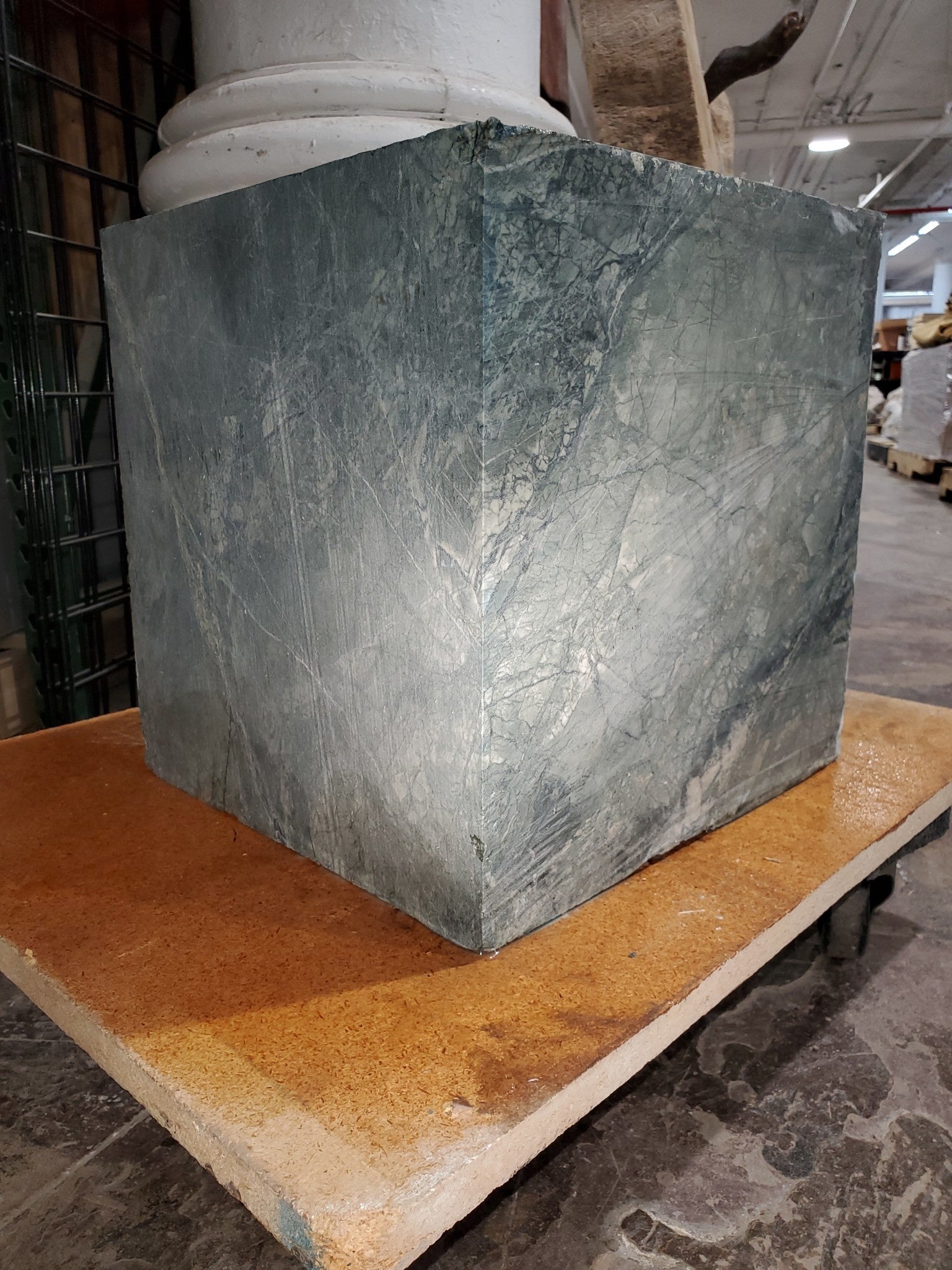 208lb Green Nephrite Jade 12"x12"x12" Block #J022 – The Compleat ...