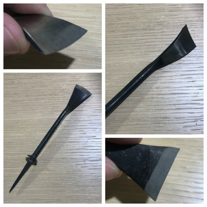 #34 Back Bend Spoon Wood Gouge 1-3/16" (30mm) – The Compleat Sculptor, Inc