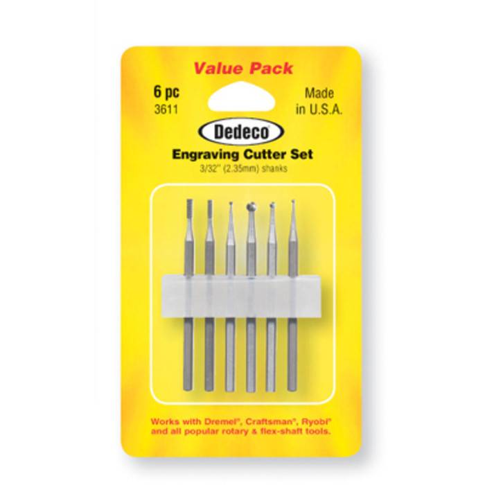 Engraving Cutter Set 6pc - The Compleat Sculptor – The Compleat ...