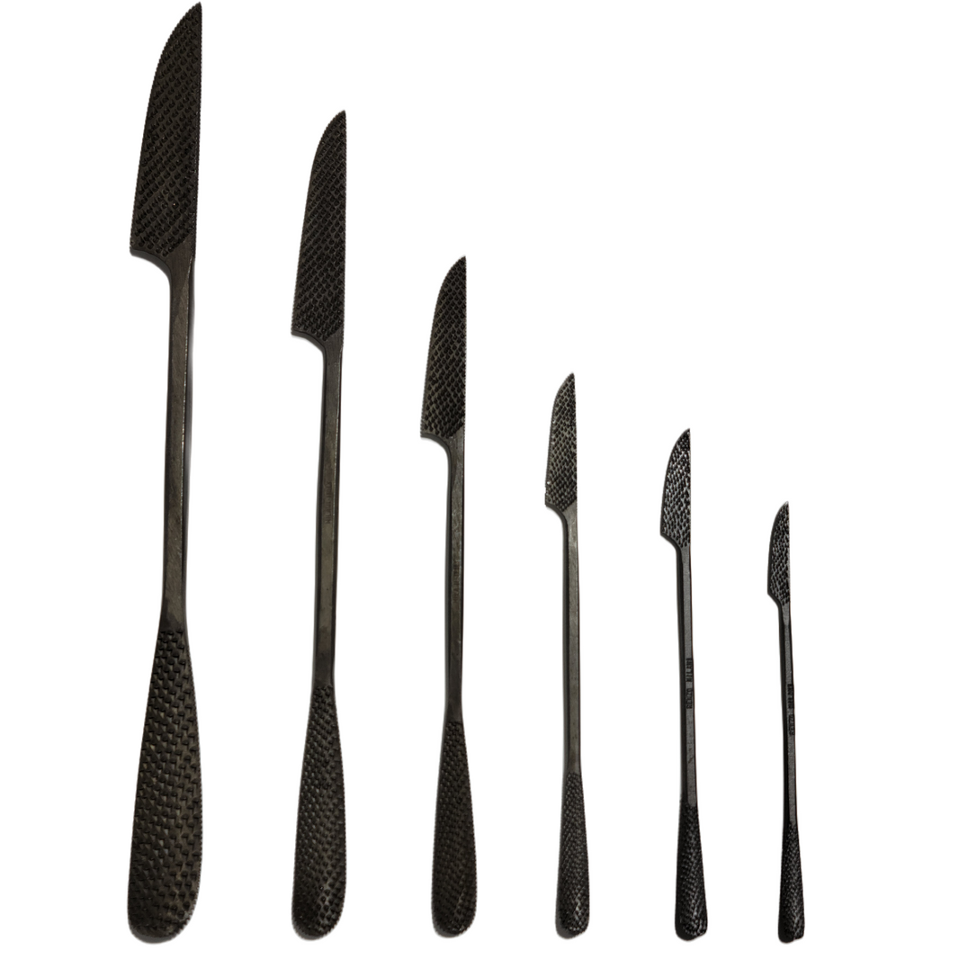 Steel Rifflers & Rasps for Stone – The Compleat Sculptor, Inc