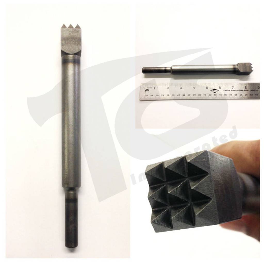 Steel Pneumatic 9 Tooth Bush 3/4" (20mm) 1/2'' Shank - The Compleat ...
