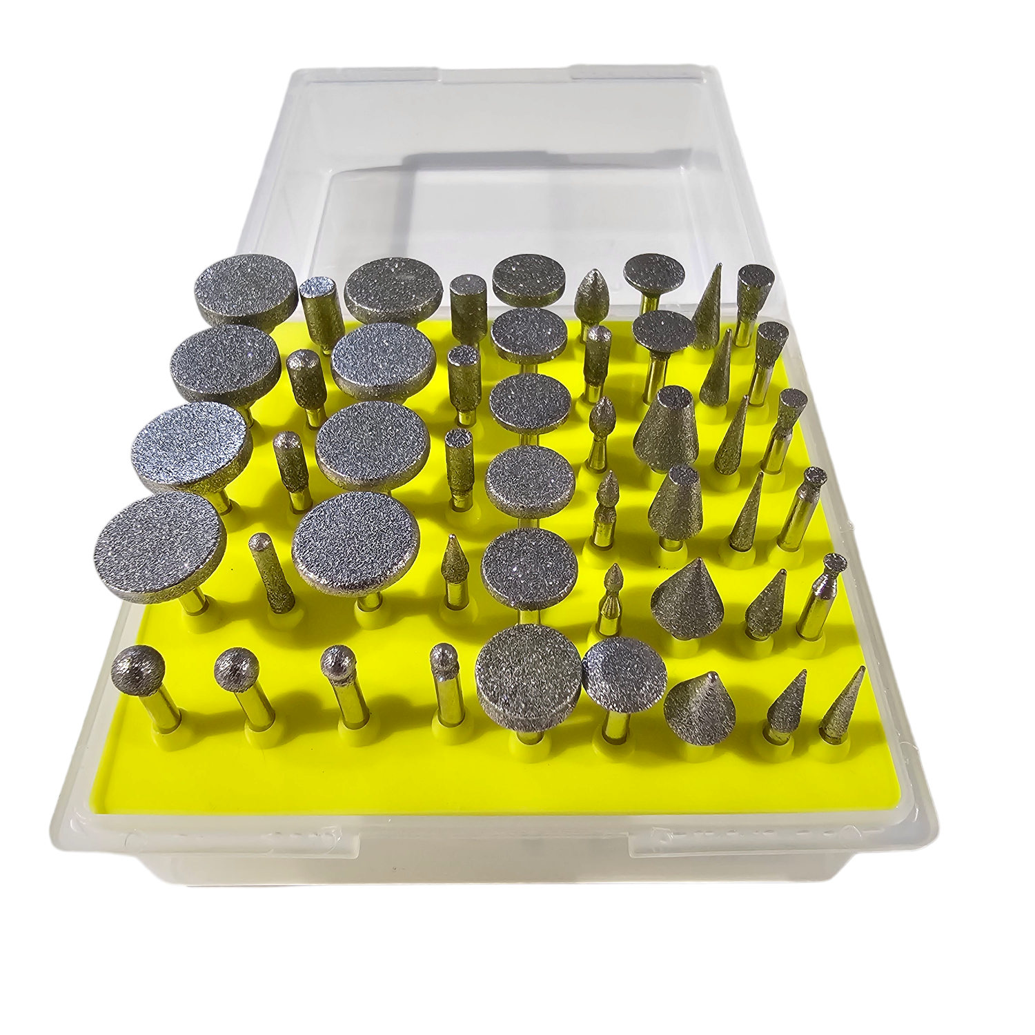 50pc Diamond Burr Large Head Sets – The Compleat Sculptor, Inc