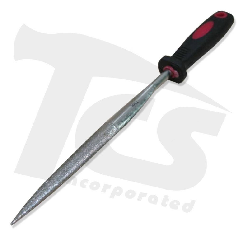 Diamond File Half Round Taper 60 Grit - The Compleat Sculptor – The ...