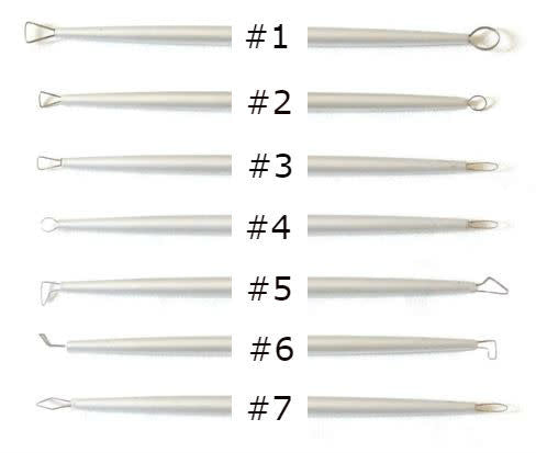 Mini Loop Clay Tool Set 7pcs – The Compleat Sculptor, Inc