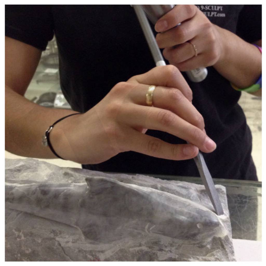 Milani Steel Hand Mallethead Flat chisel 8mm - The Compleat Sculptor ...