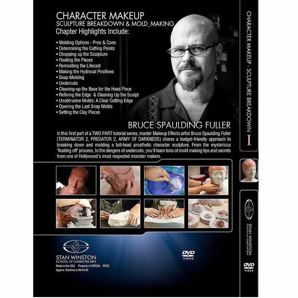 Character Makeup, Sculpture Breakdown and Moldmaking Part 1 Fuller DVD ...