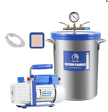 9 Gallon Vacuum Degassing Chamber Kit with 5 CFM Pump – The Compleat ...
