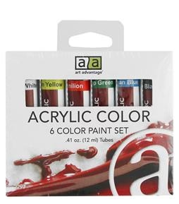 Acrylic Paint Set .41oz 6 Color – The Compleat Sculptor, Inc