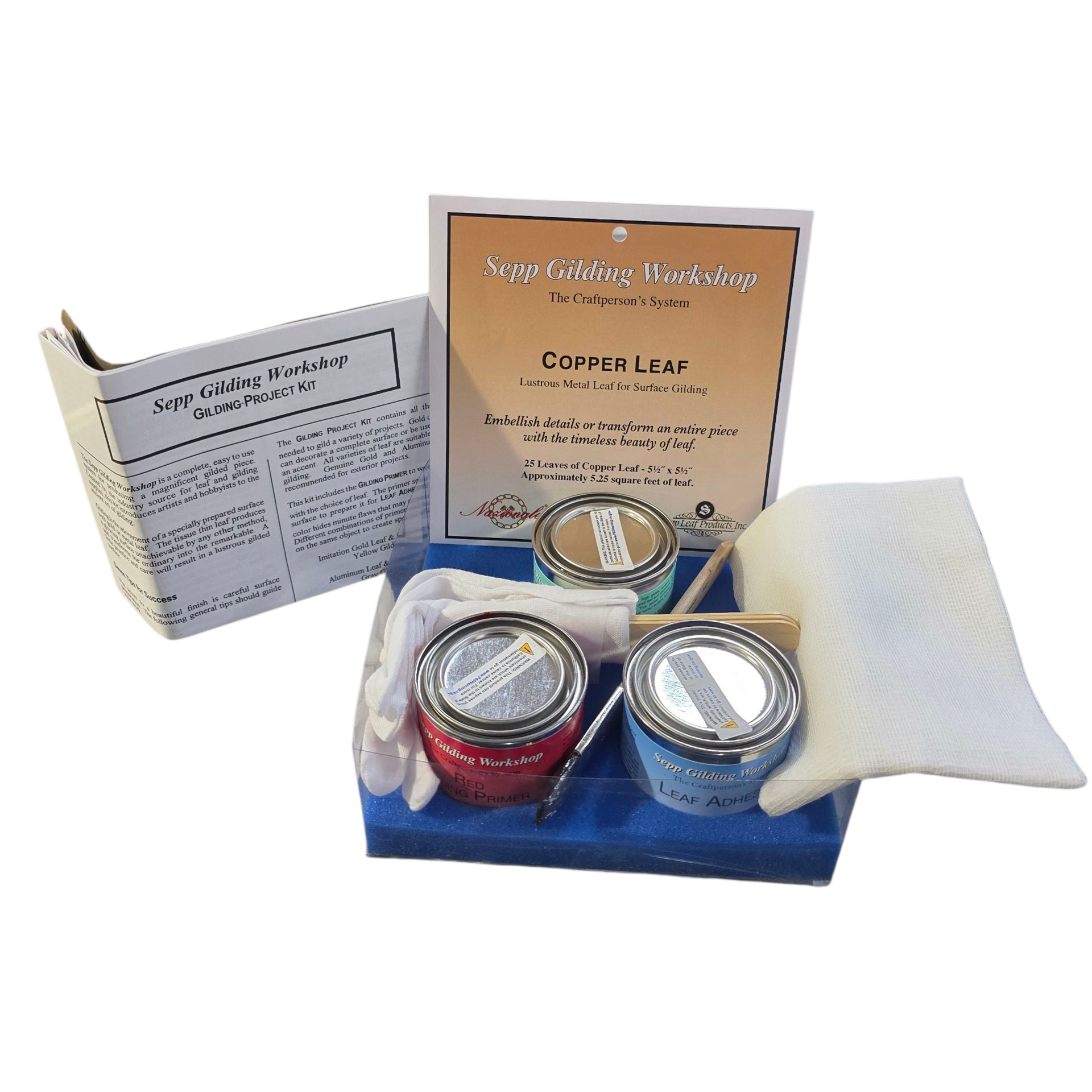 Complete Gilding Kit Copper Leaf – The Compleat Sculptor, Inc