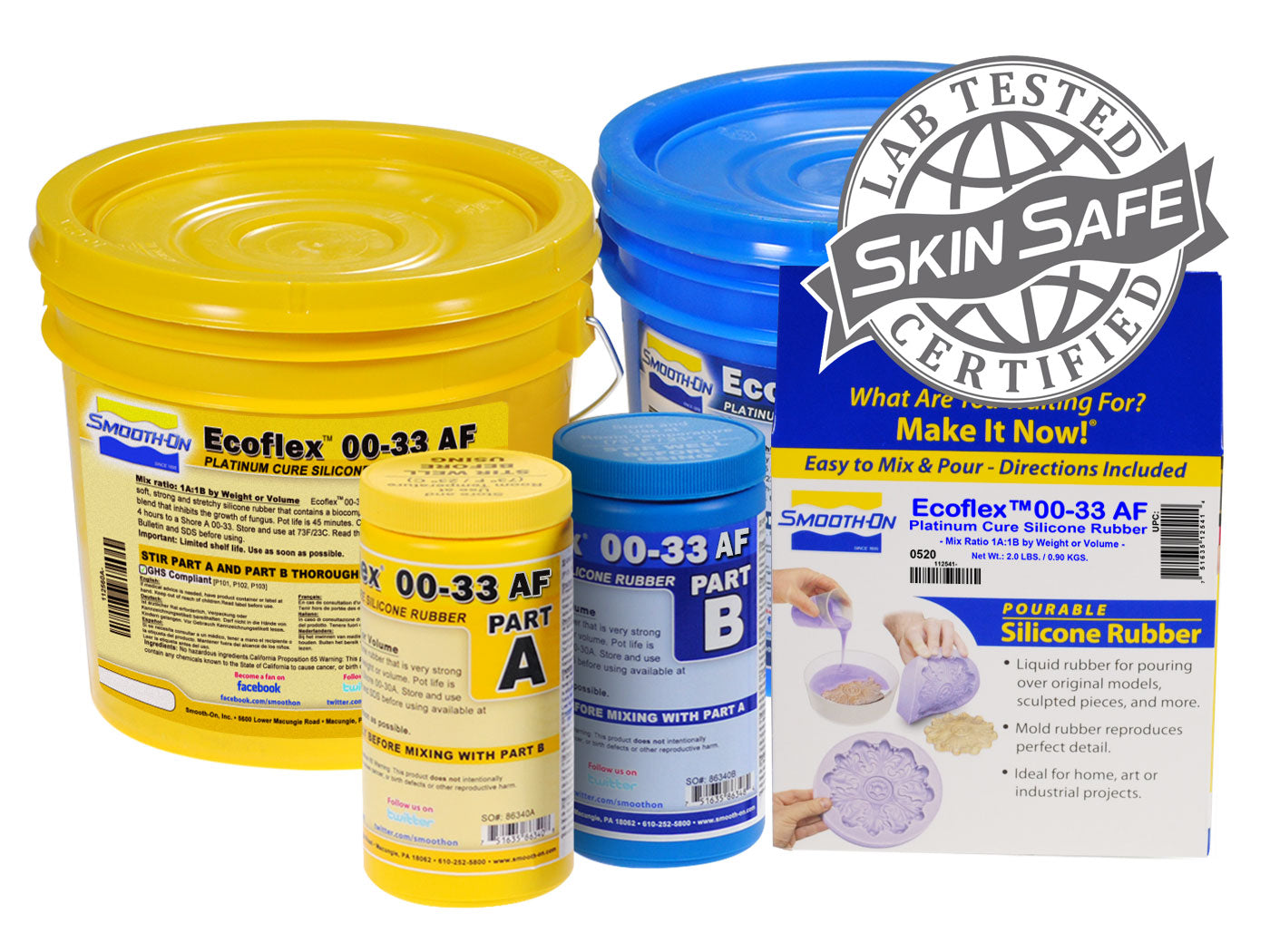 Ecoflex™ 00-33AF Anti Fungal – The Compleat Sculptor, Inc