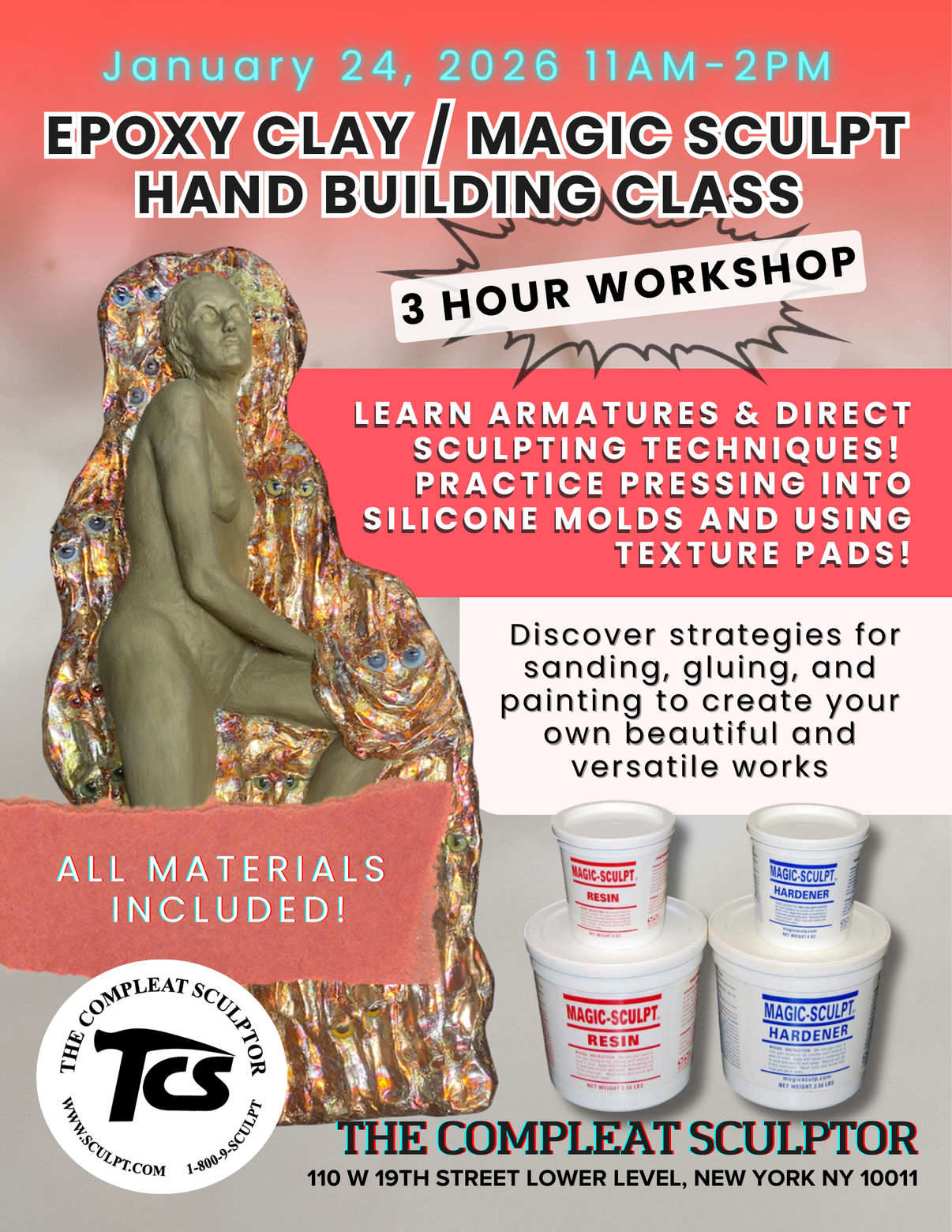 260217 Epoxy Clay Hand Building Class January 24 6-9pm – The Compleat ...