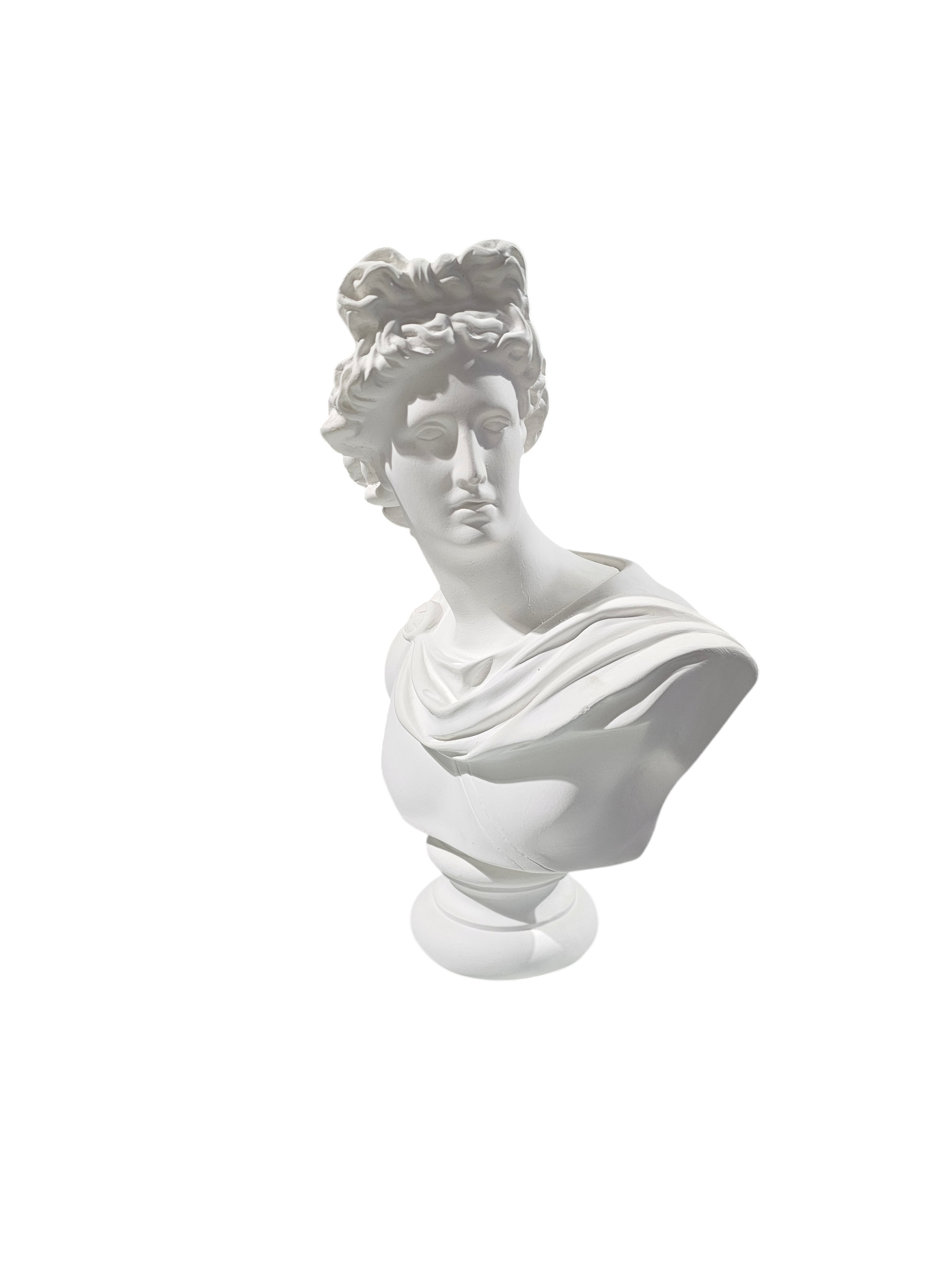 Apollo Plaster Bust 14" – The Compleat Sculptor, Inc