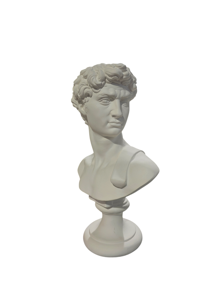 David Plaster Bust 19in – The Compleat Sculptor, Inc