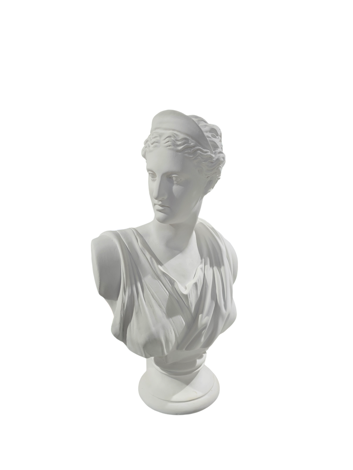 Diana Plaster Bust 20in – The Compleat Sculptor, Inc