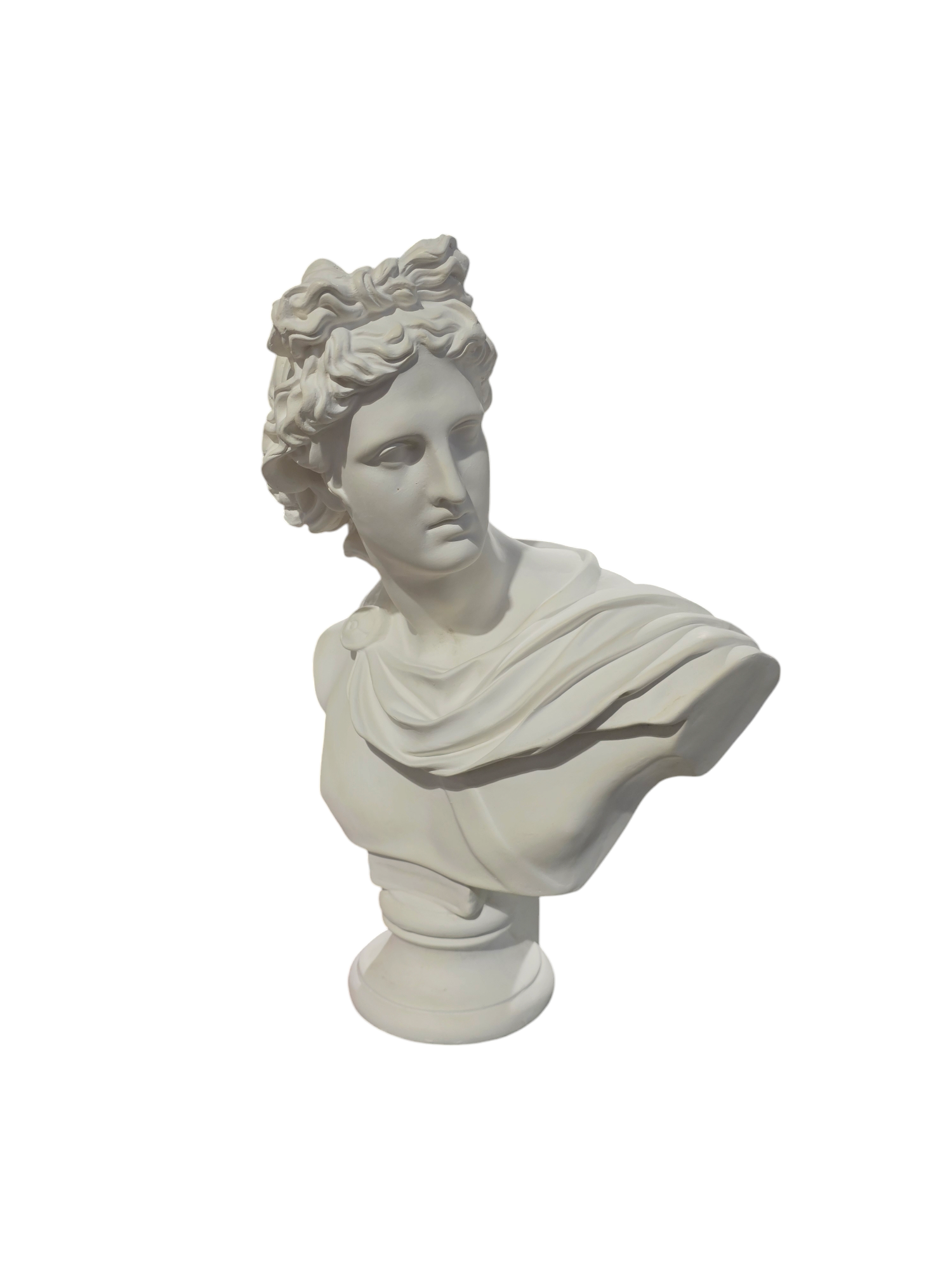 Apollo Plaster Bust 21" – The Compleat Sculptor, Inc