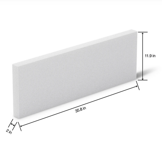 Styrofoam Sheet 36''x12''x2'' – The Compleat Sculptor, Inc