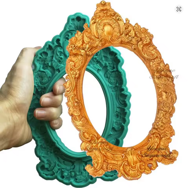 Frame Ornate Silicone Mold – The Compleat Sculptor, Inc