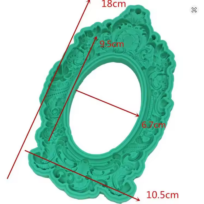 Frame Ornate Silicone Mold – The Compleat Sculptor, Inc