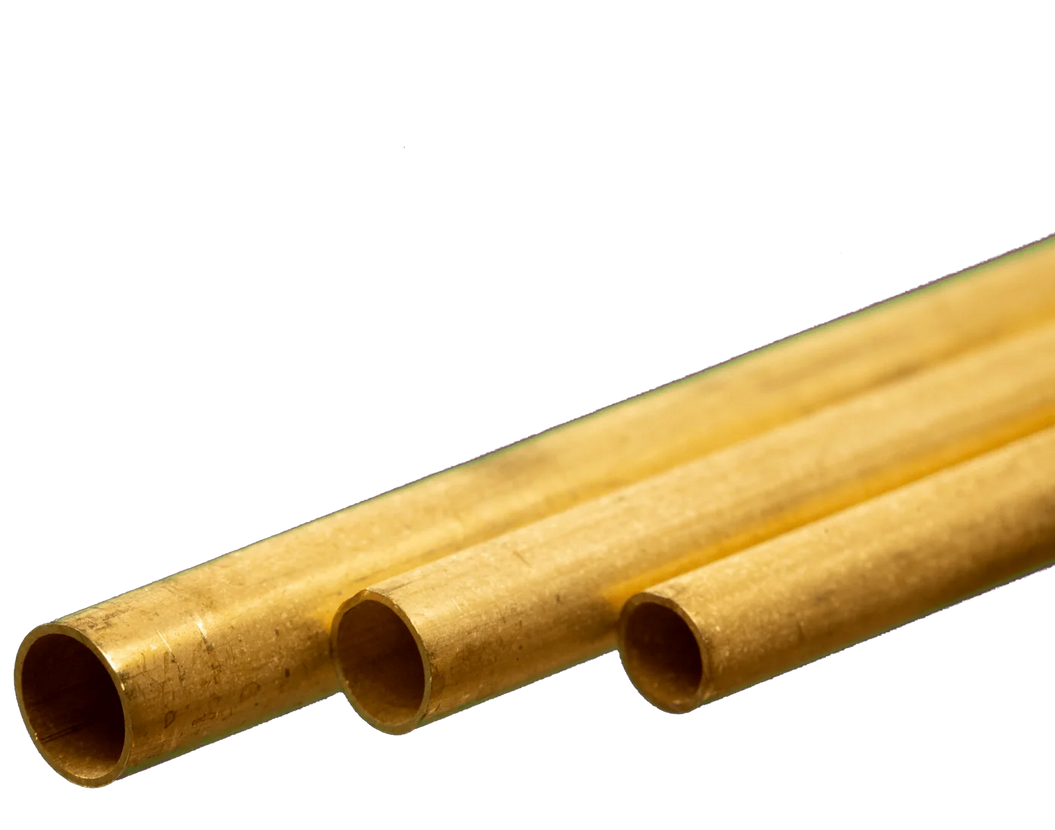 Bendable Brass Tube #5076 (3/16", 7/32", 1/4") x 12" Long (1 Piece Eac ...