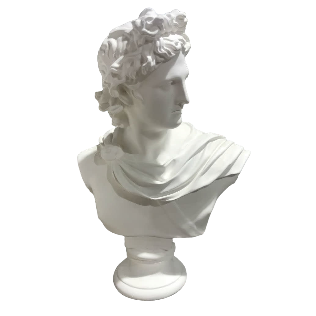 Apollo Plaster Bust – The Compleat Sculptor, Inc