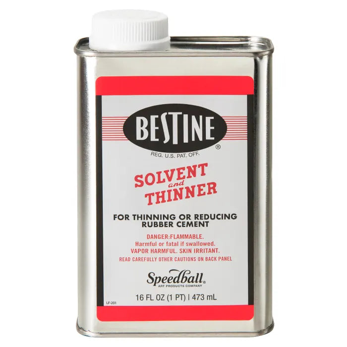 Bestine Solvent and Thinner 16oz – The Compleat Sculptor, Inc