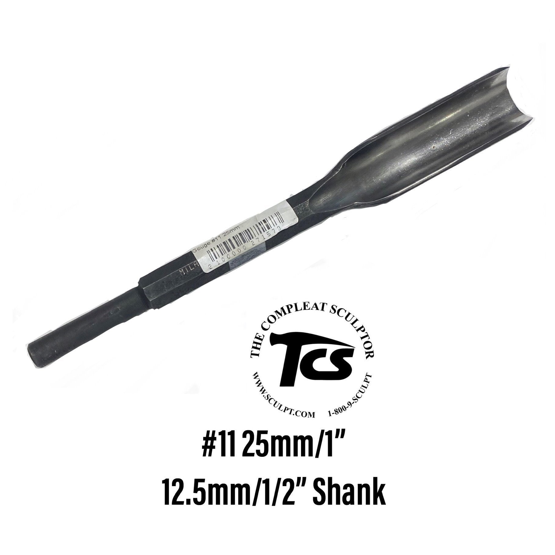 Steel Pneumatic Wood Carving Gouges #11 – The Compleat Sculptor, Inc