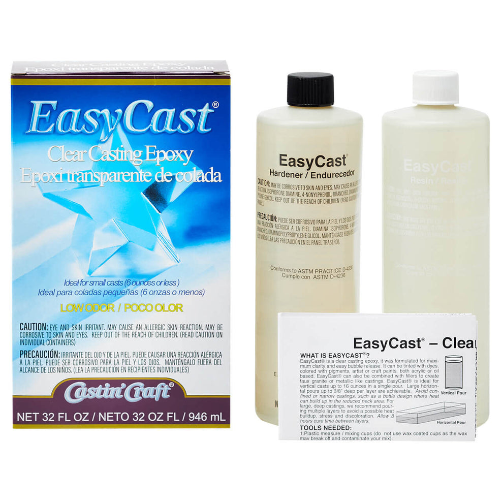 EasyCast Clear Casting Resin – The Compleat Sculptor, Inc