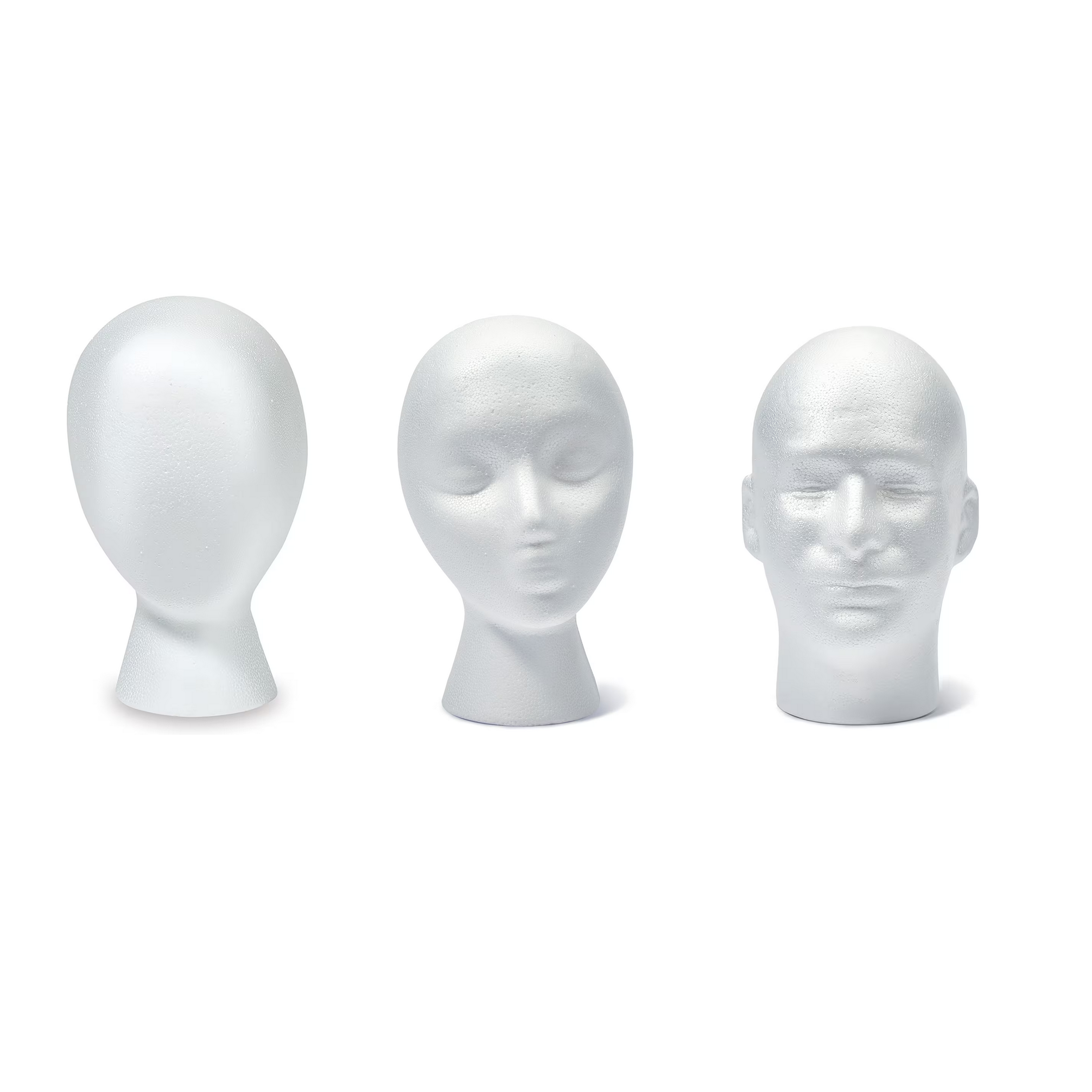 White Bead EPS Foam Heads – The Compleat Sculptor, Inc