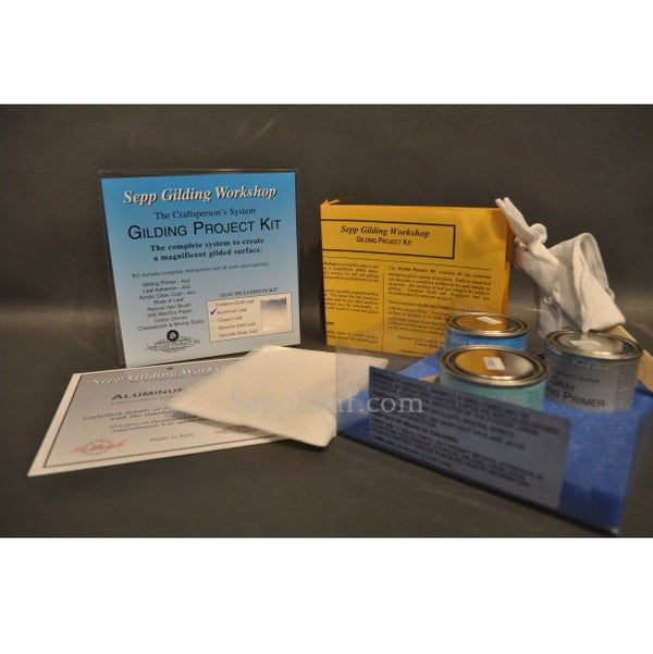 Complete Gilding Kit Aluminum Leaf – The Compleat Sculptor, Inc