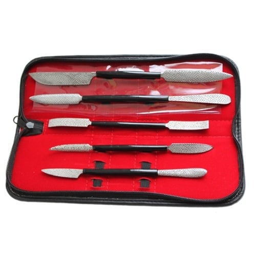 Stainless Steel Rifflers Set of 5 – The Compleat Sculptor, Inc