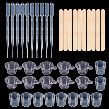 Mixing Cup Set With Brushes - The Compleat Sculptor – The Compleat ...