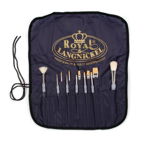 Royal Artist 12pc Brush Set - Soft-Grip Handles - The Compleat Sculptor ...