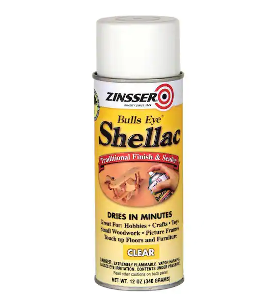 Shellac Clear 12oz Spray Can - The Compleat Sculptor – The Compleat ...