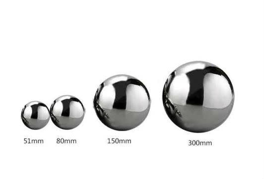 Silver Mirror Finish Stainless Steel Spheres – The Compleat Sculptor, Inc
