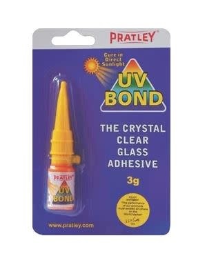 UV Bond Crystal Clear Glass Adhesive - 3 Grams – The Compleat Sculptor, Inc