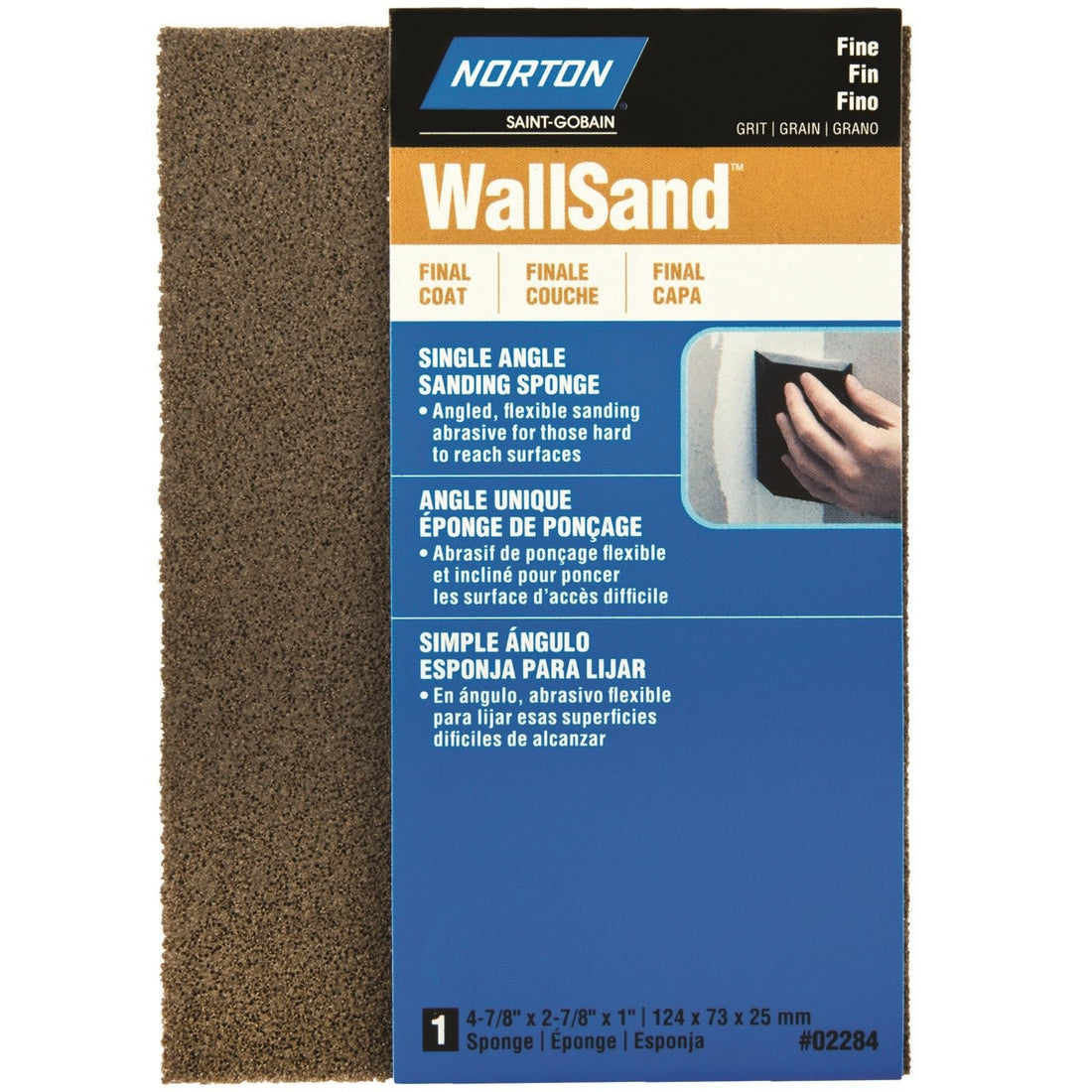 Wallsand Angle Sponge Fine – The Compleat Sculptor, Inc